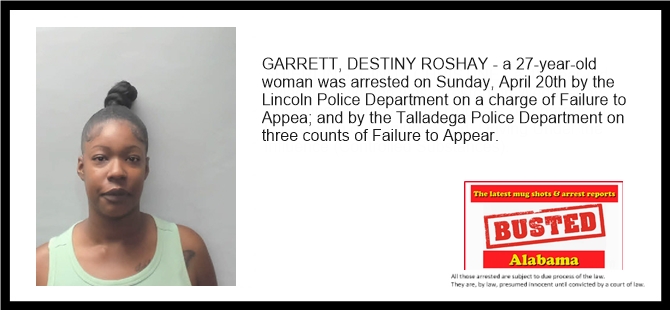 Talladega – bustedalabama.com